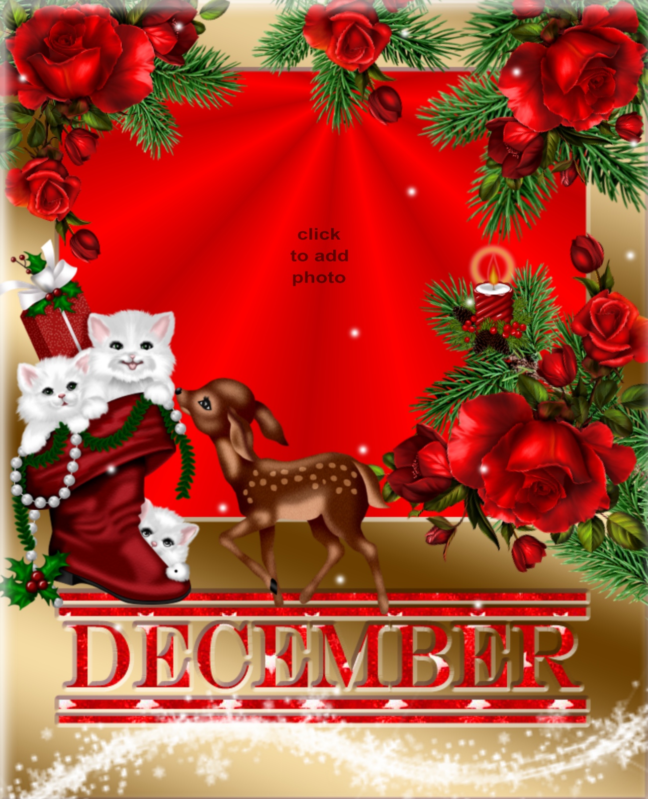 Sinnlich's ME! Frames - Winter Monats Frames - December Deer Sinnlich ...