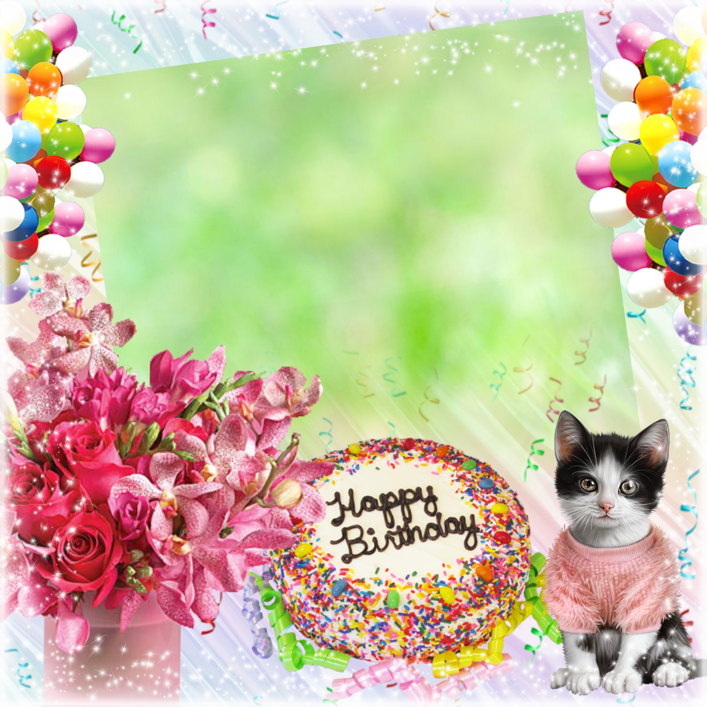 Sinnlich's Birthday Frames - 2017 September - December - Birthday Pink ...