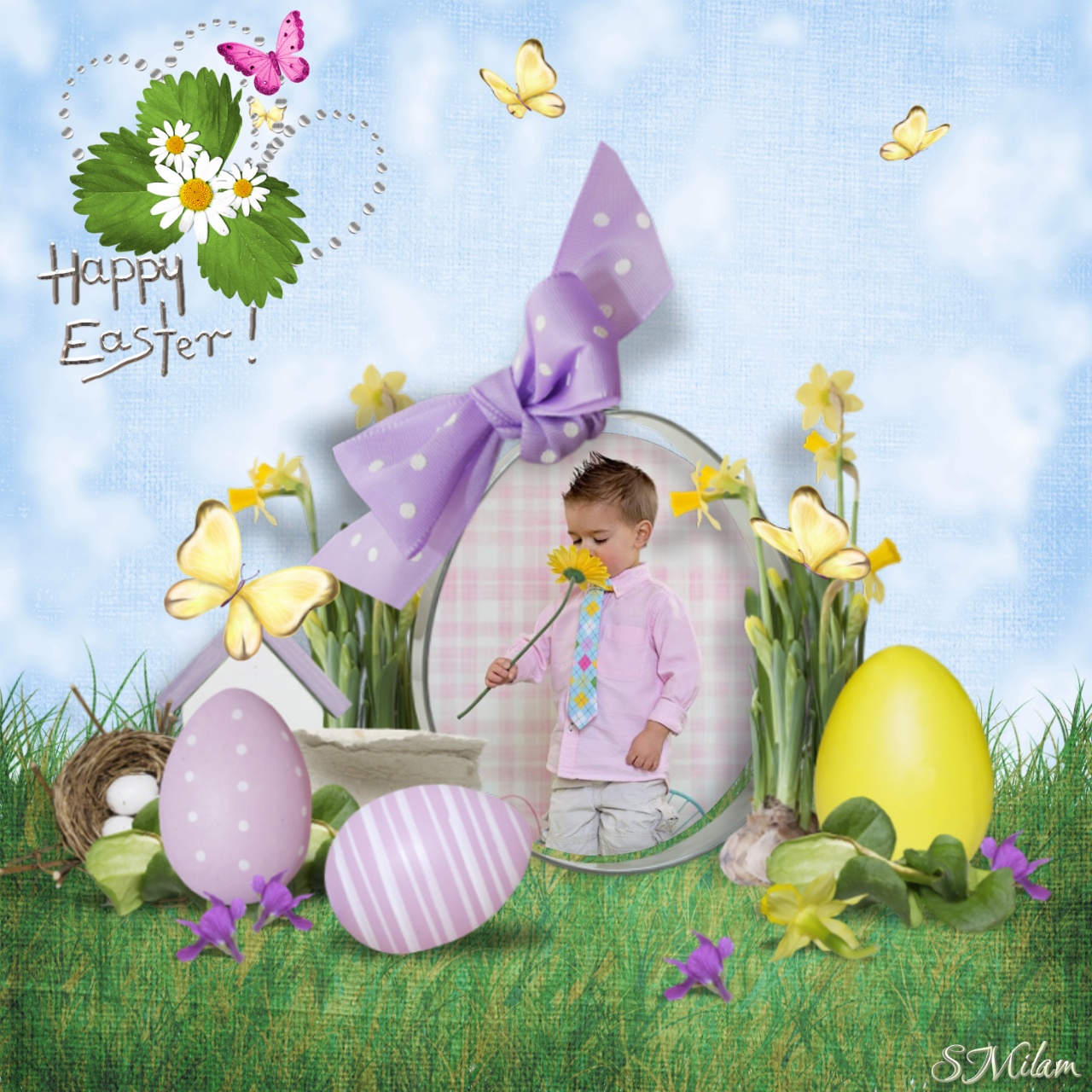 smilam's Spring and Easter Frames - Easter 2022 - Happy Easter! - Happy Easter! Happy Easter Easter