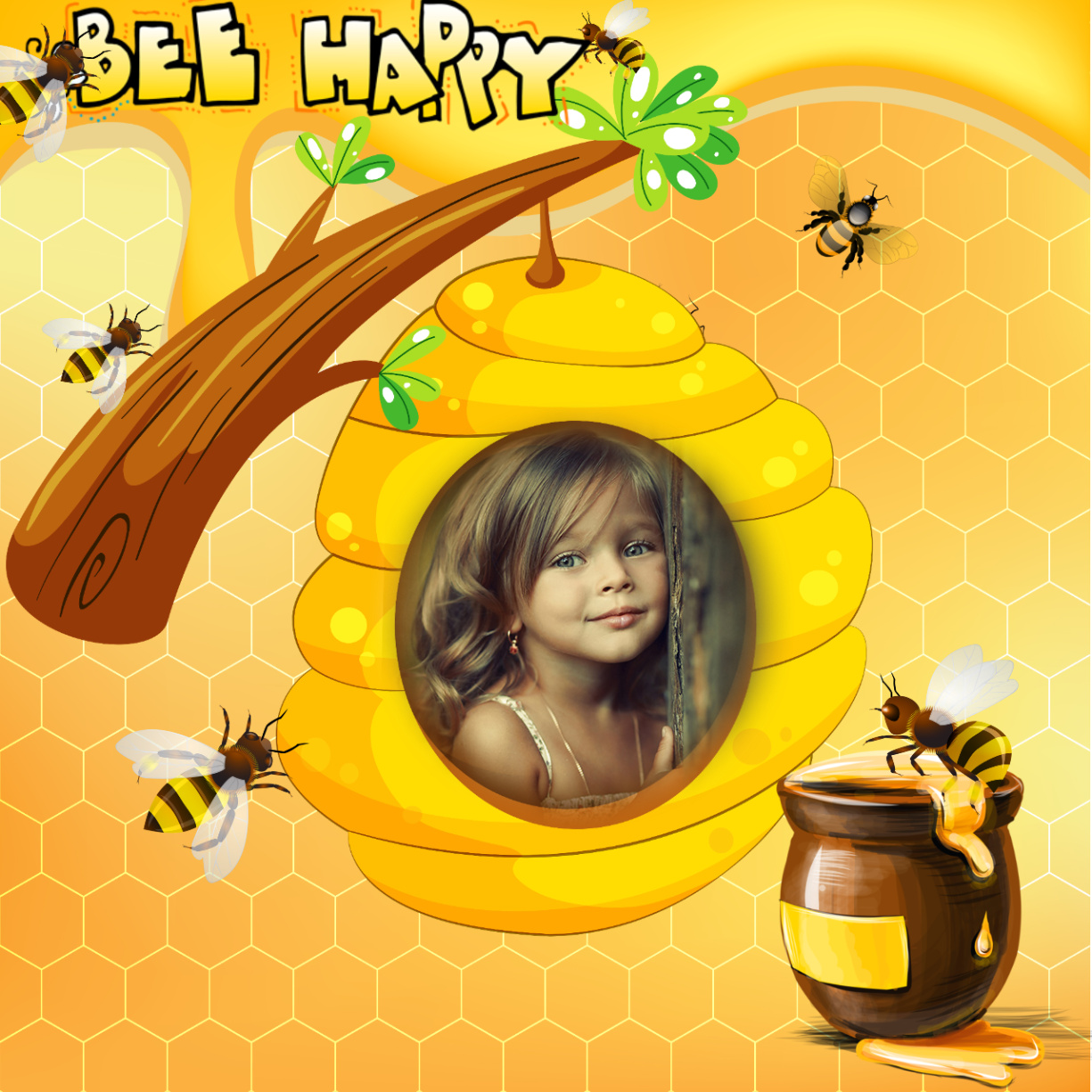Nette's Kid Photo Frames🏄‍♀️🏂 - 2016 February - 2016 March - Bee Happy ...