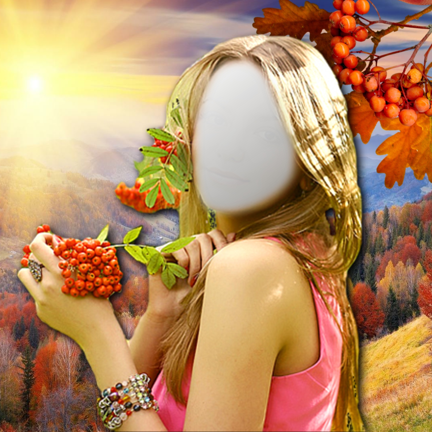 lissy's Face Cut-Out Frames - 2016 September - lissy-autumn girl ...