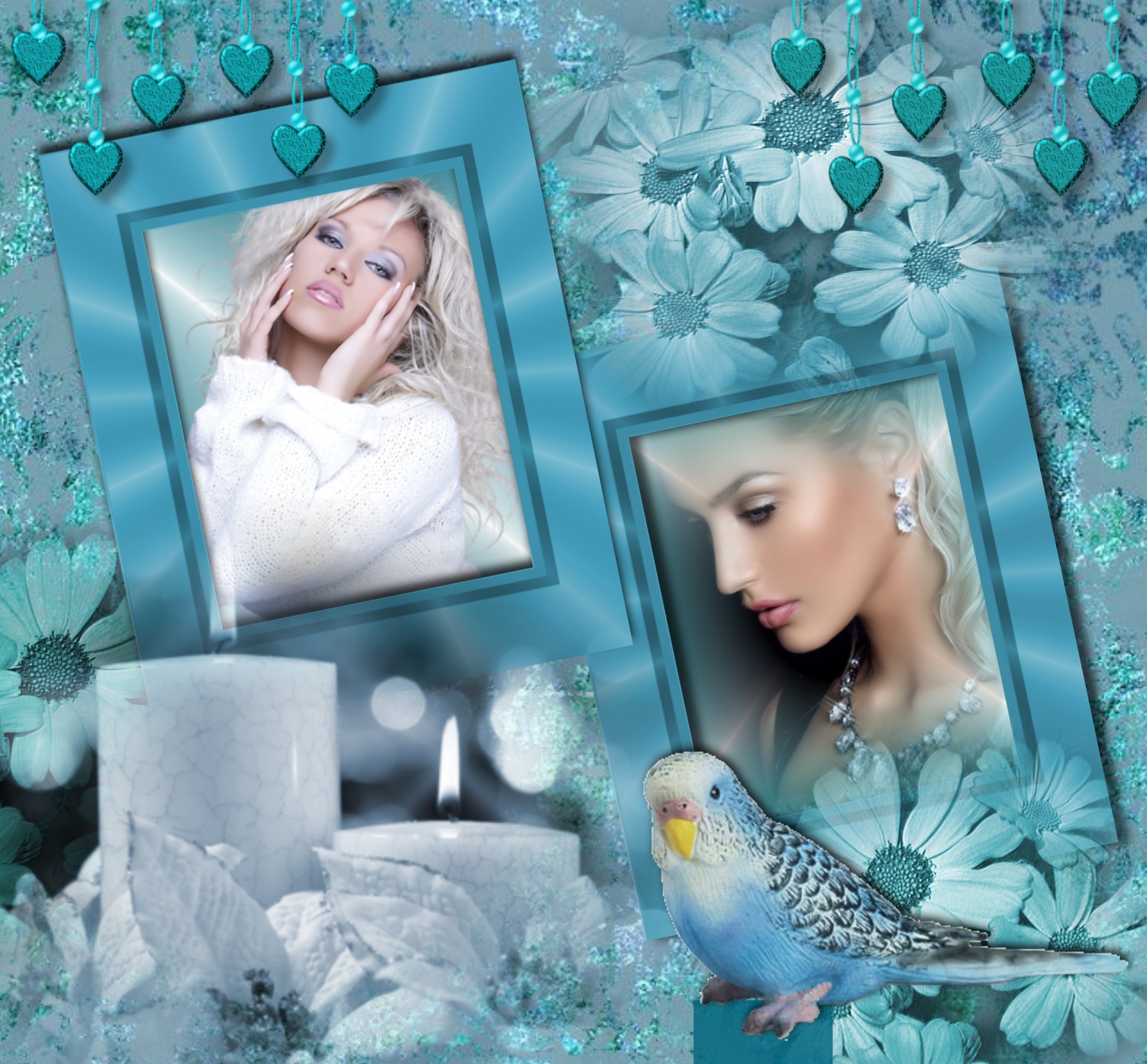 marialedesma1958's Girly Girl Frames - 2012 January - Teal Breese With ...