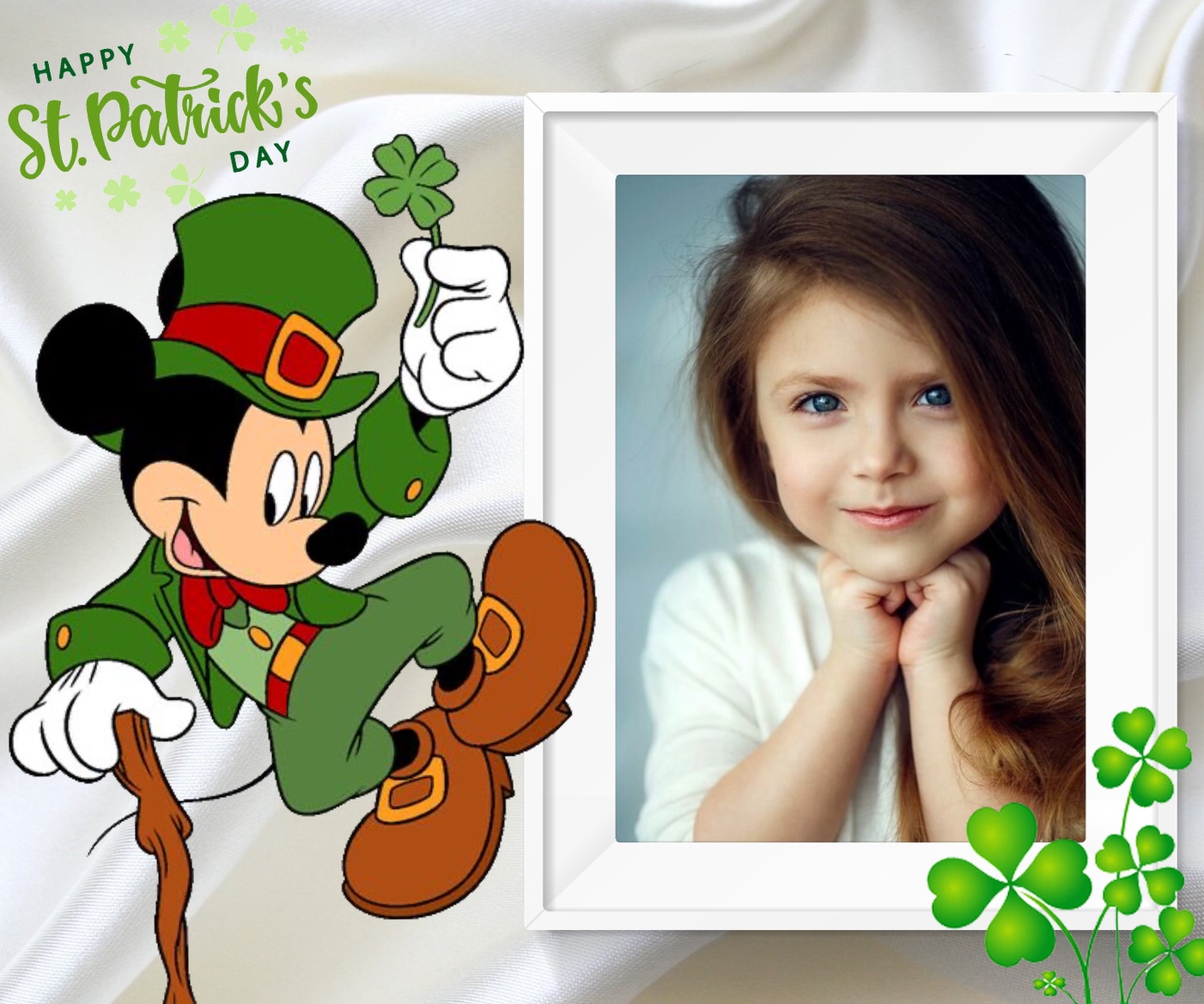 Nette's Cartoon Kids Frame🤡 - Cartoon Kids St Patricks Day Nette ...
