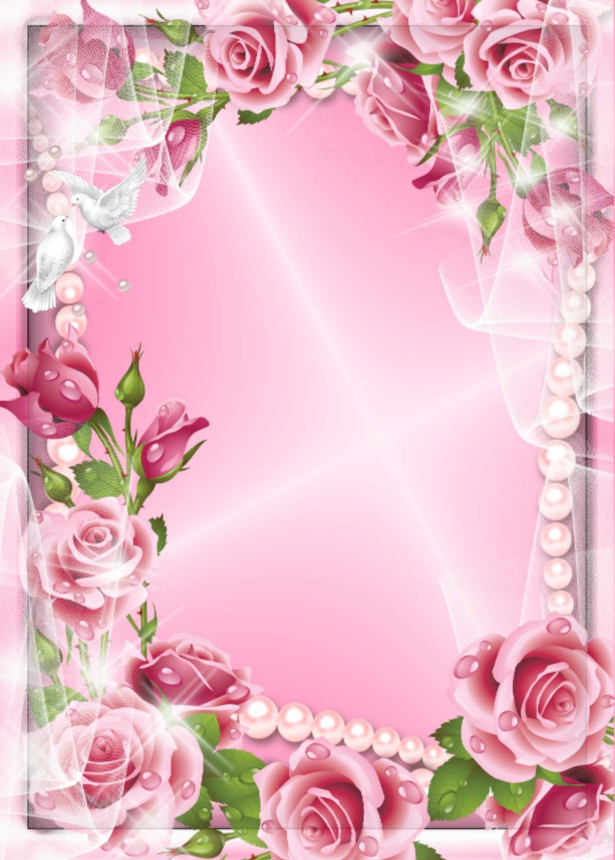 Sinnlich's Classic Kimi Frames - 2011 April - Juni - Pink Roses ...