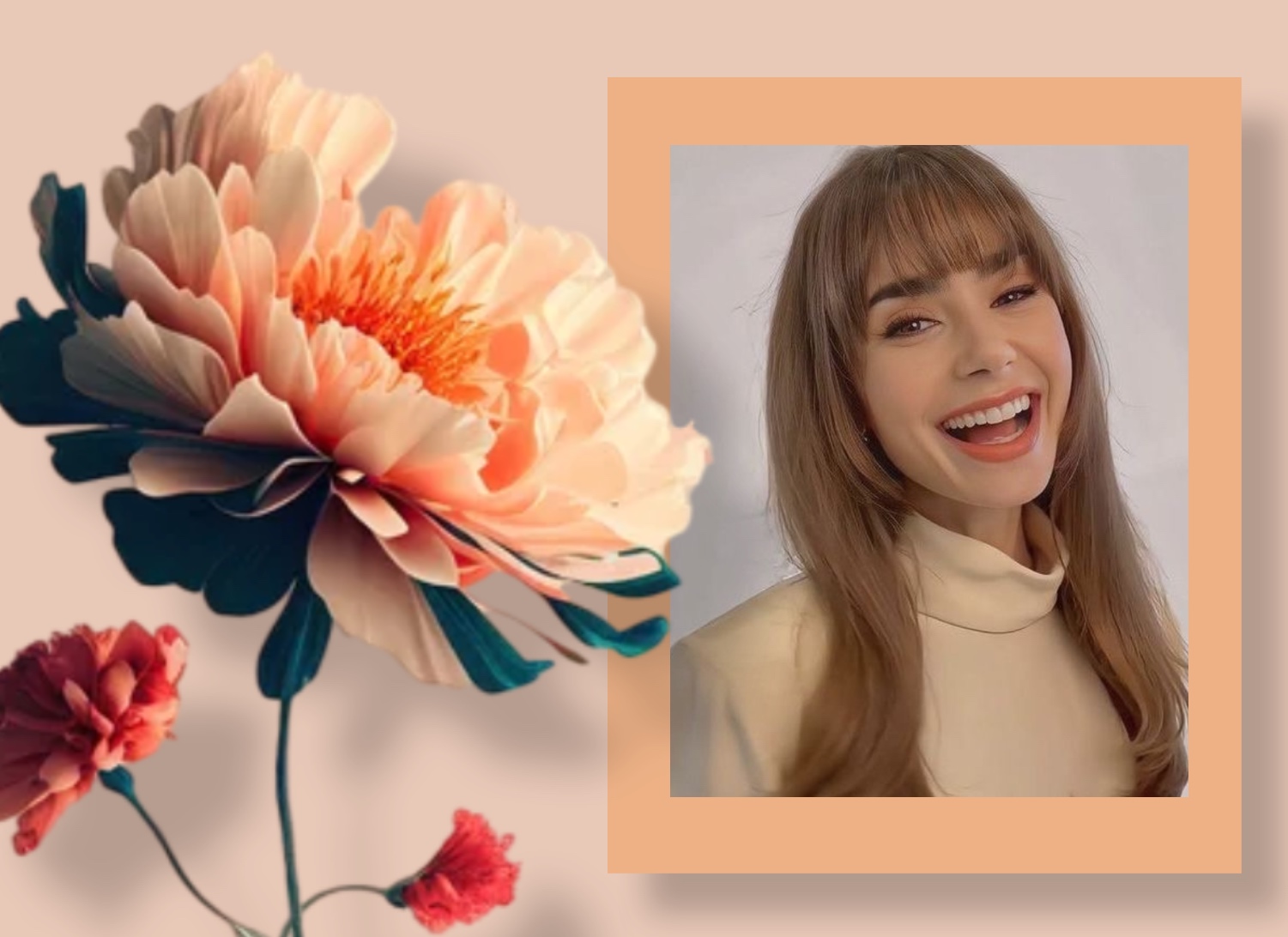 Nette's Flower Frame - Single Flower Frame Picture Frame Nette - Single ...