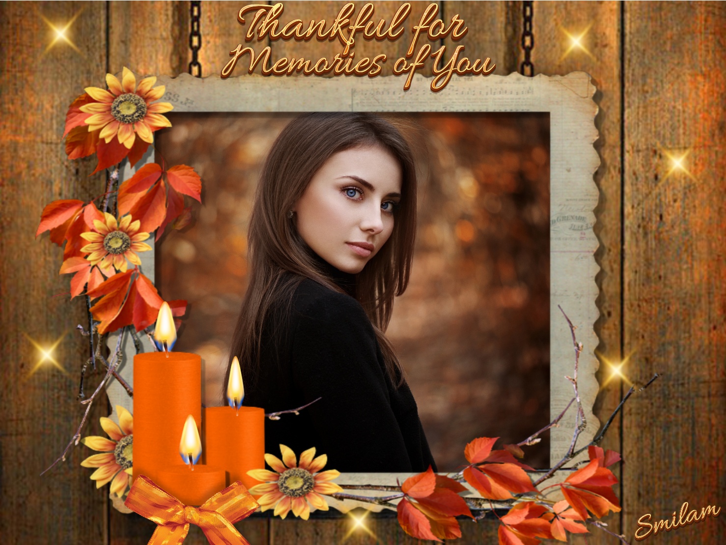 smilam's Thanksgiving Frames - Thankful for Memories of You - Thankful ...