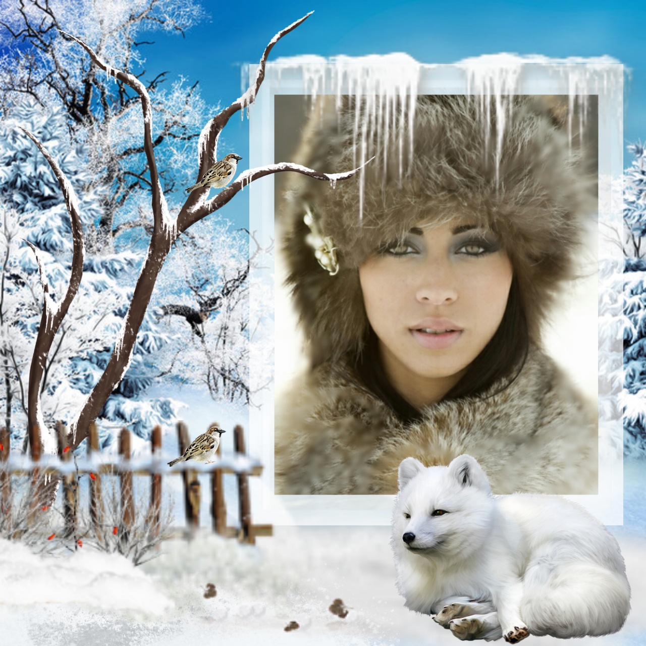 Nette's First Day of Winter Frames - Winter2019 - Winter Winter Frame Scenery Nette1652 - Winter ...