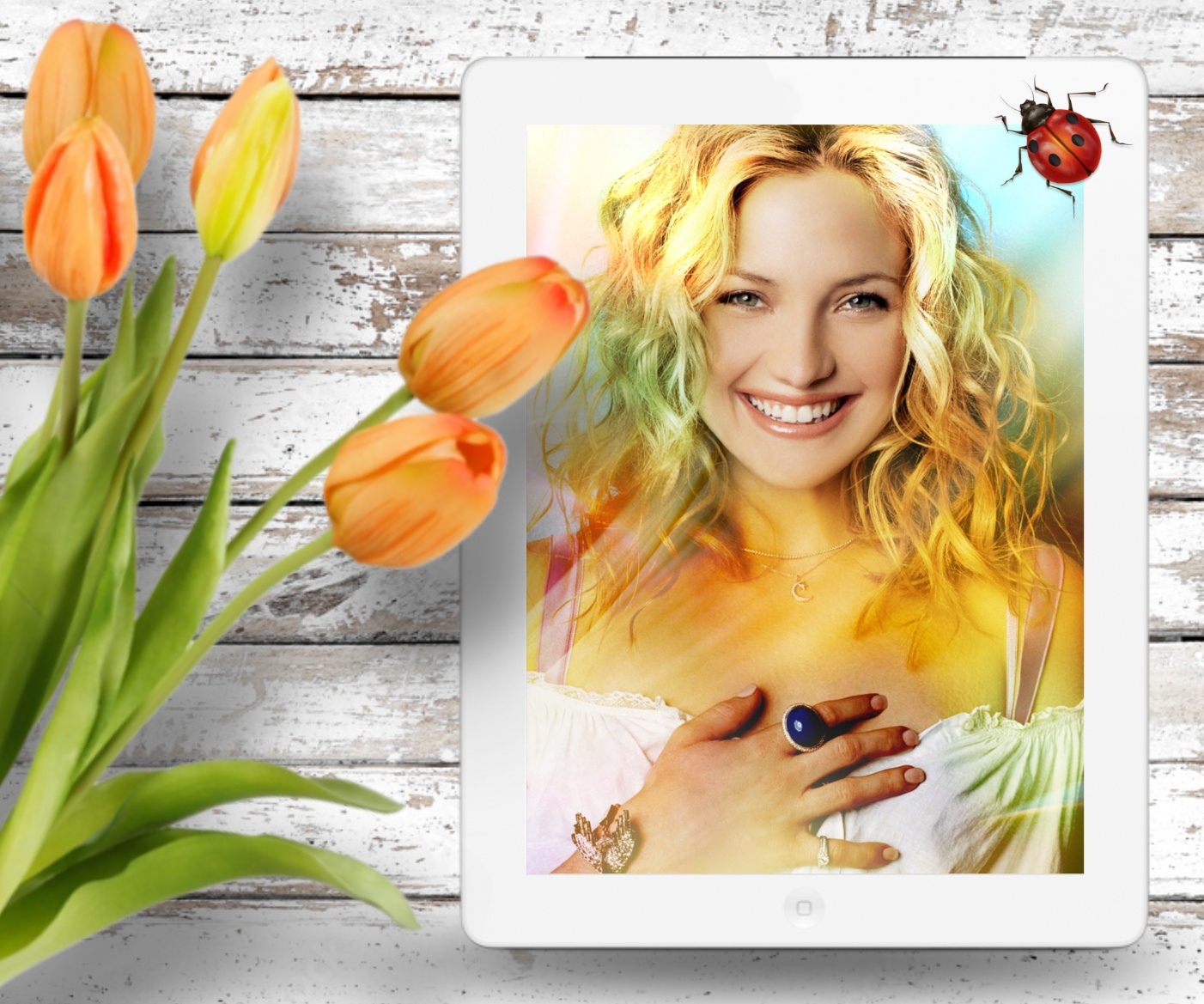 Jezebel64's Spring - Spring Tulips Portrait - Spring Tulips Portrait ...