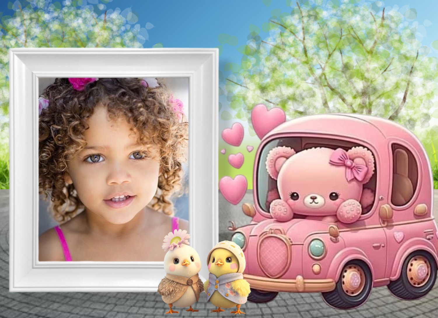 Nette's Kid Photo Frames🏄‍♀️🏂 - 2016 February - 2016 March - Cartoon ...