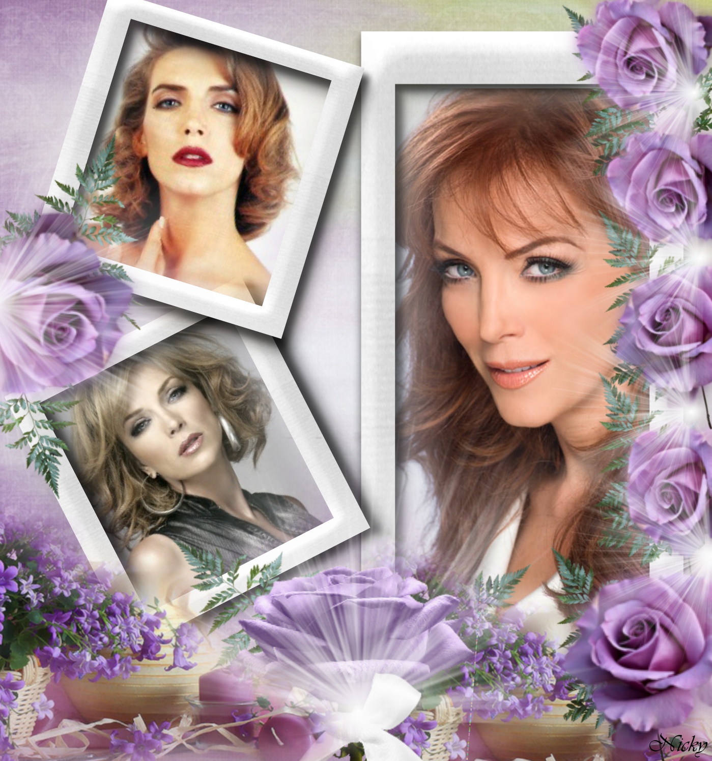 NICKY47's Scrapbook - Collage Frames - 2014 - Collage - Nicky47 triple ...