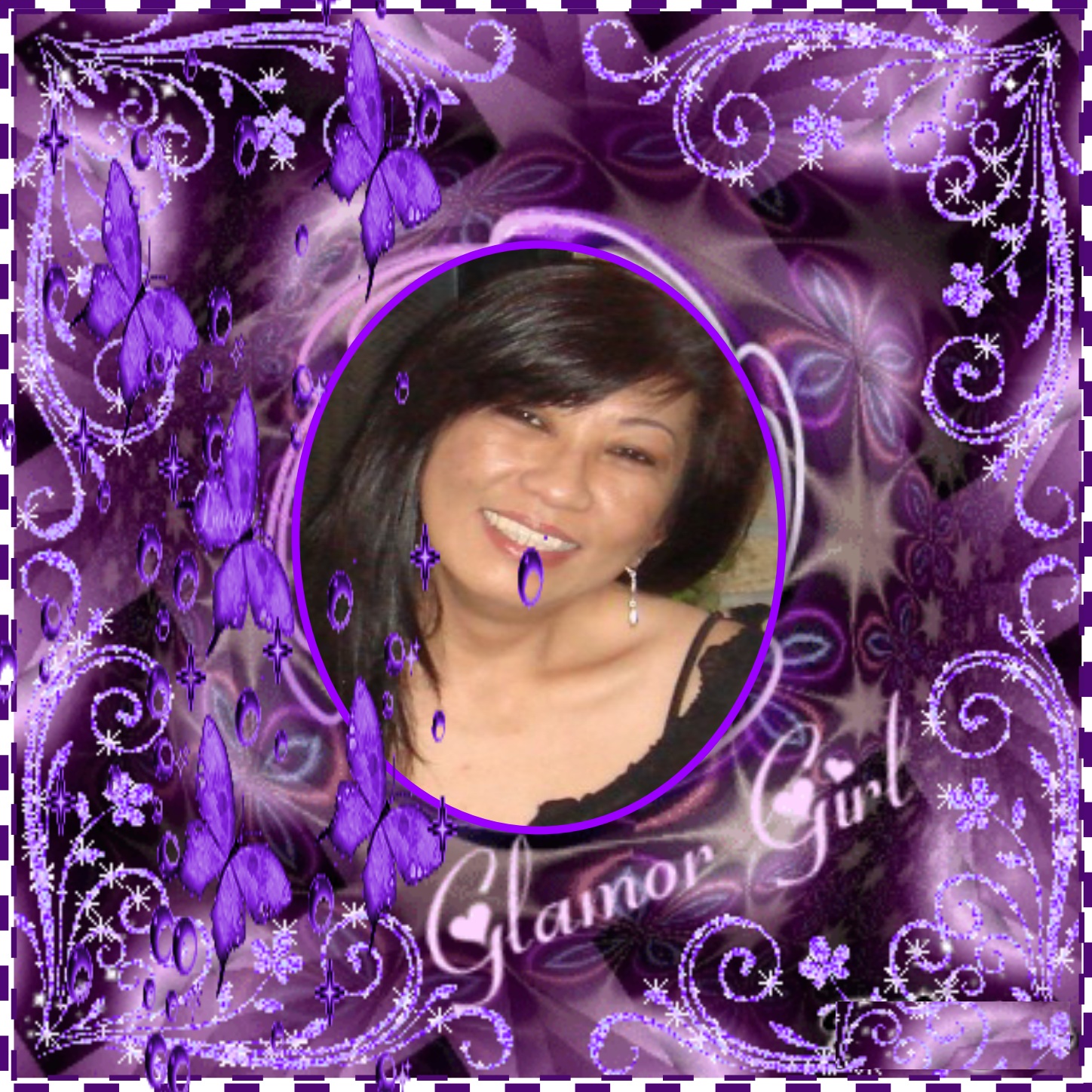 riveraeddie43's Picture Frames - 2009 - 2010 - Butterfly Glamour Purple ...