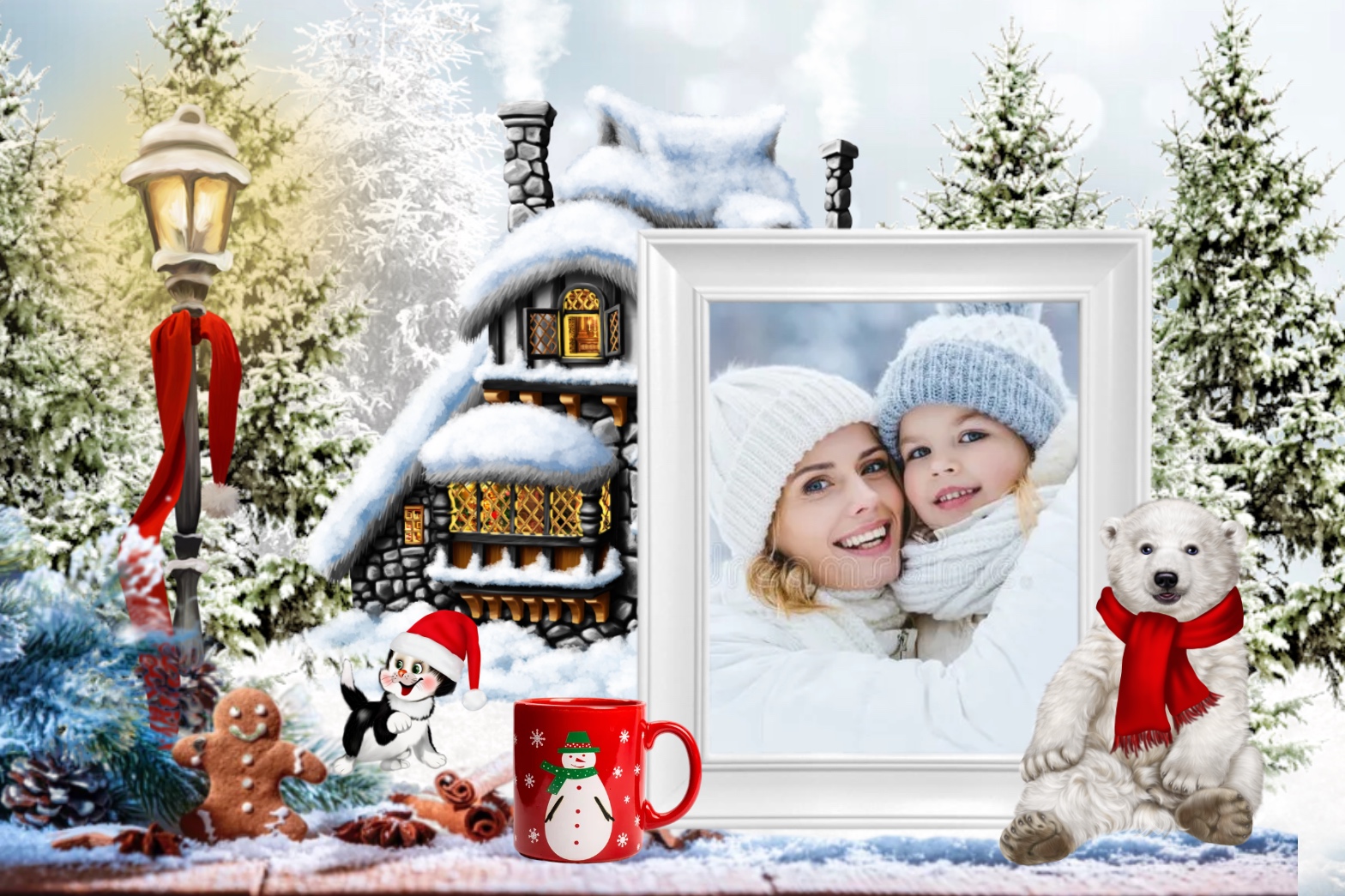 Nette's Winter Snow Frames☃️ ️ - Winter 2022 - Winter2022 Animals Nette ...