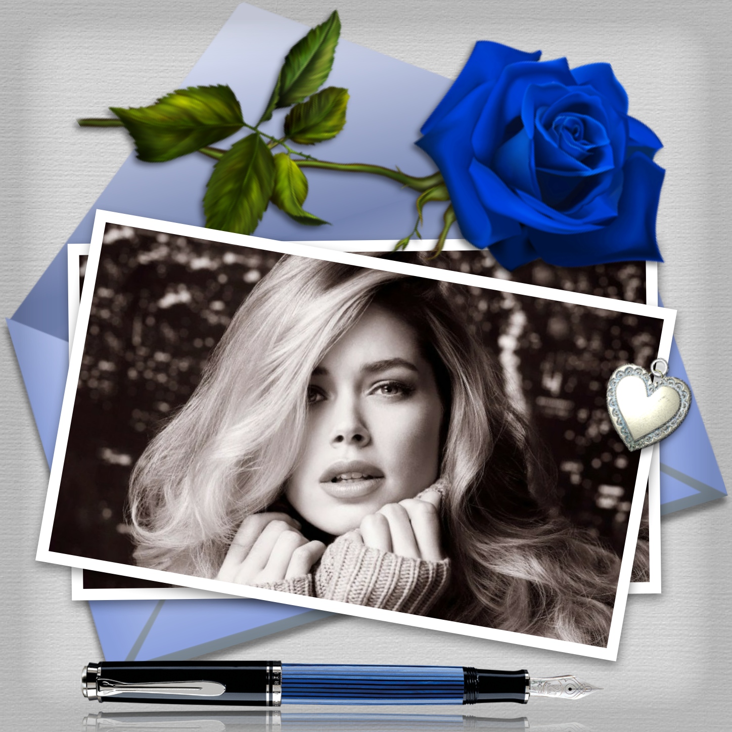 Elizabeth's STATIONERY & BOOKS 📚 - Blue Rose Missingyou Stationery ...