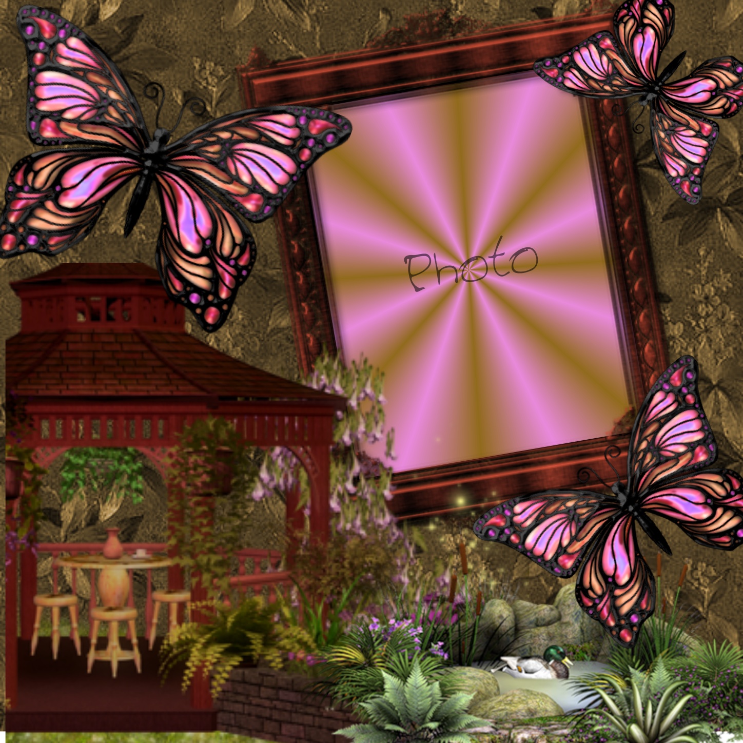 TAMMYBRANTLEY's Picture Frames - 2012 April - Butterfly Garden ...