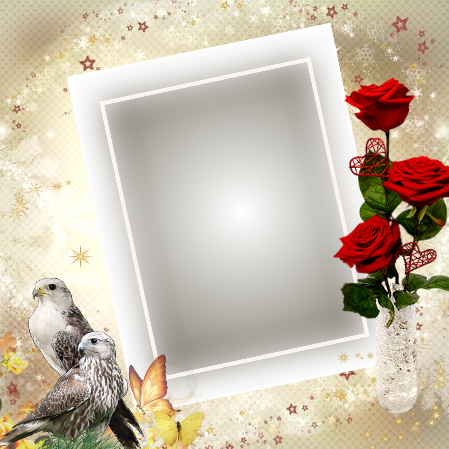 Emily50's Mother's Day - birds abstractvintage Frames - birds ...