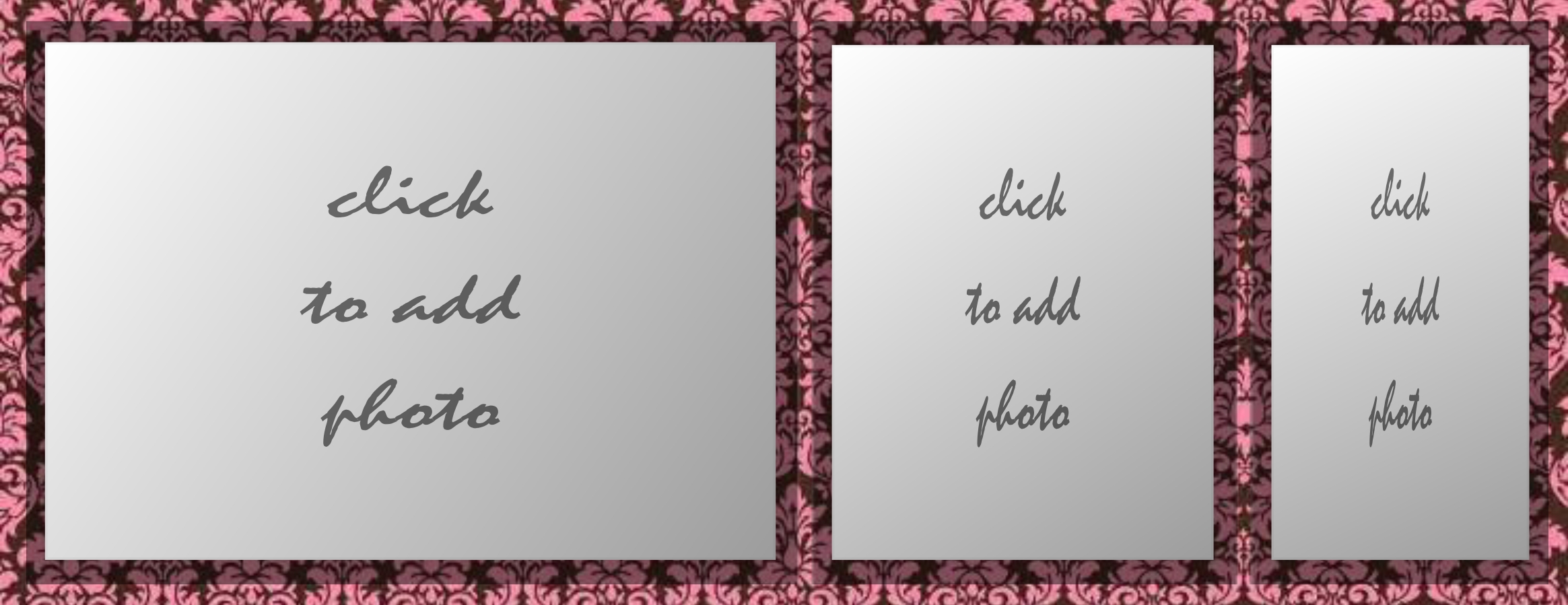 amburgeygurl's Facebook Profile Cover Frames - 2012 July - Pink Brown ...