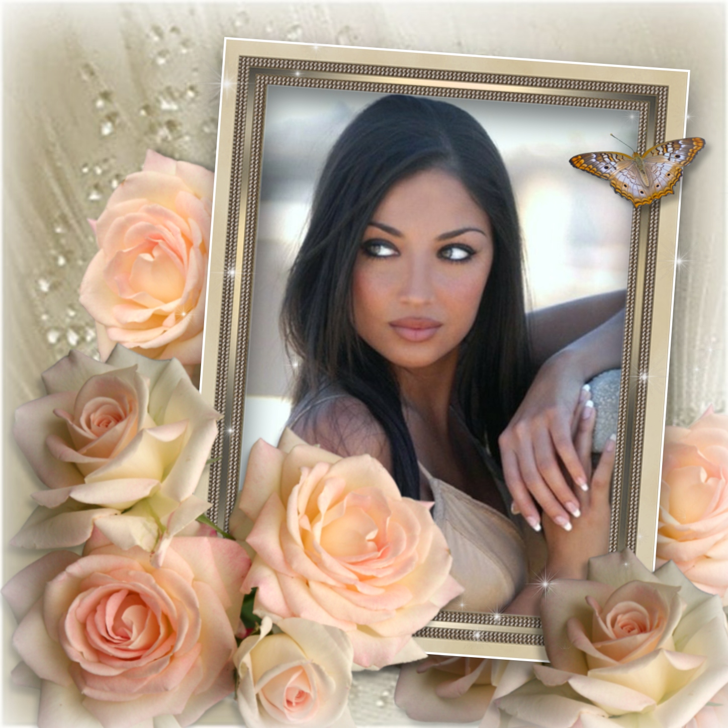 Elizabeth's THINKING OF/MISSING YOU 🌷2/4 - Peach Rose Missingyou ...