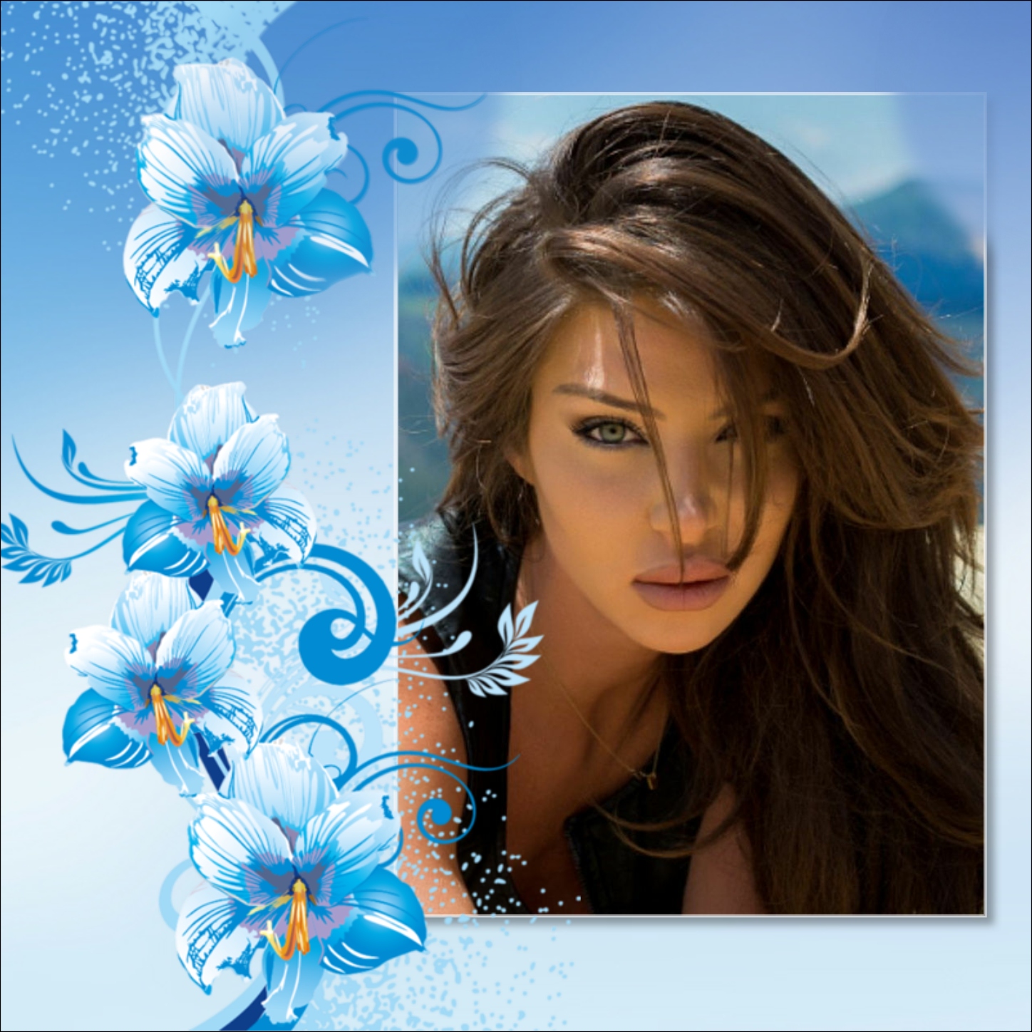 Nette's Colorful Kimi Frames🌈 - Blue Is The Colour Colourful Kimi Frame ...