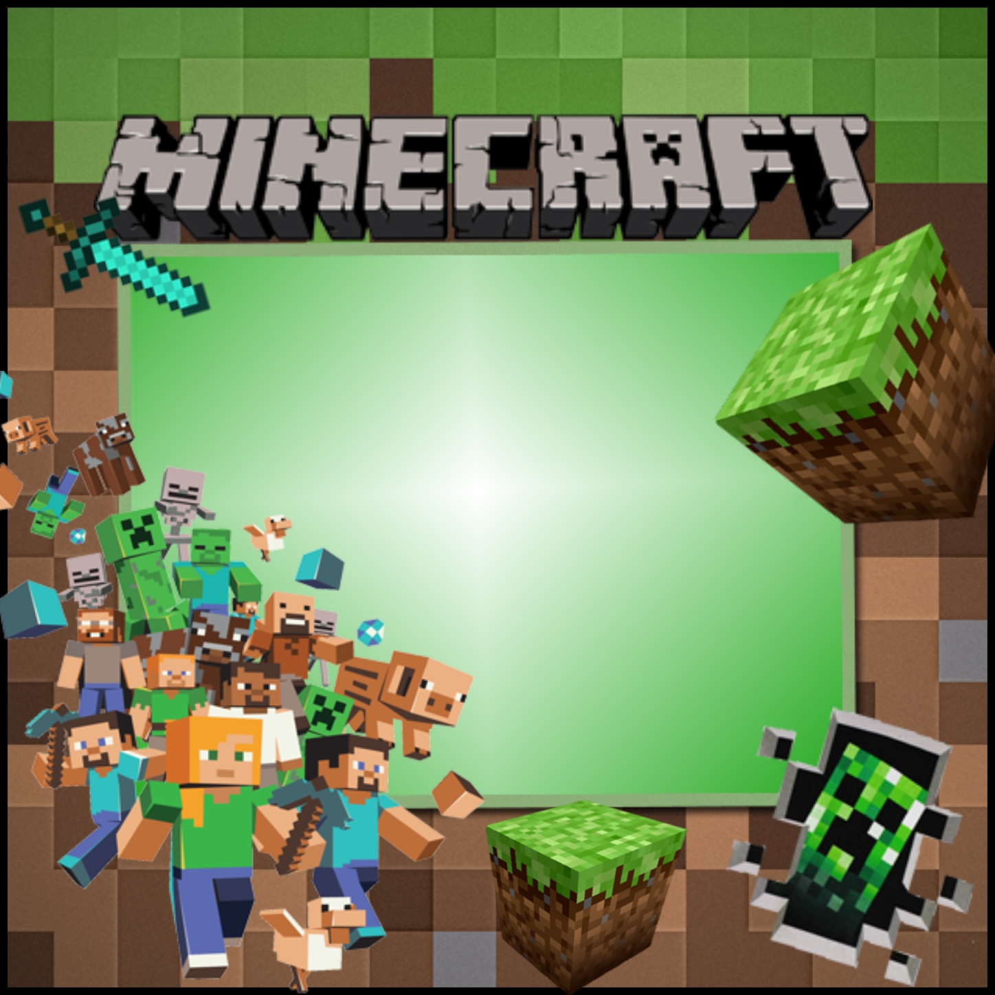 Nette's Kid Photo Frames🏄‍♀️🏂 - 2016 February - 2016 March - Minecraft ...