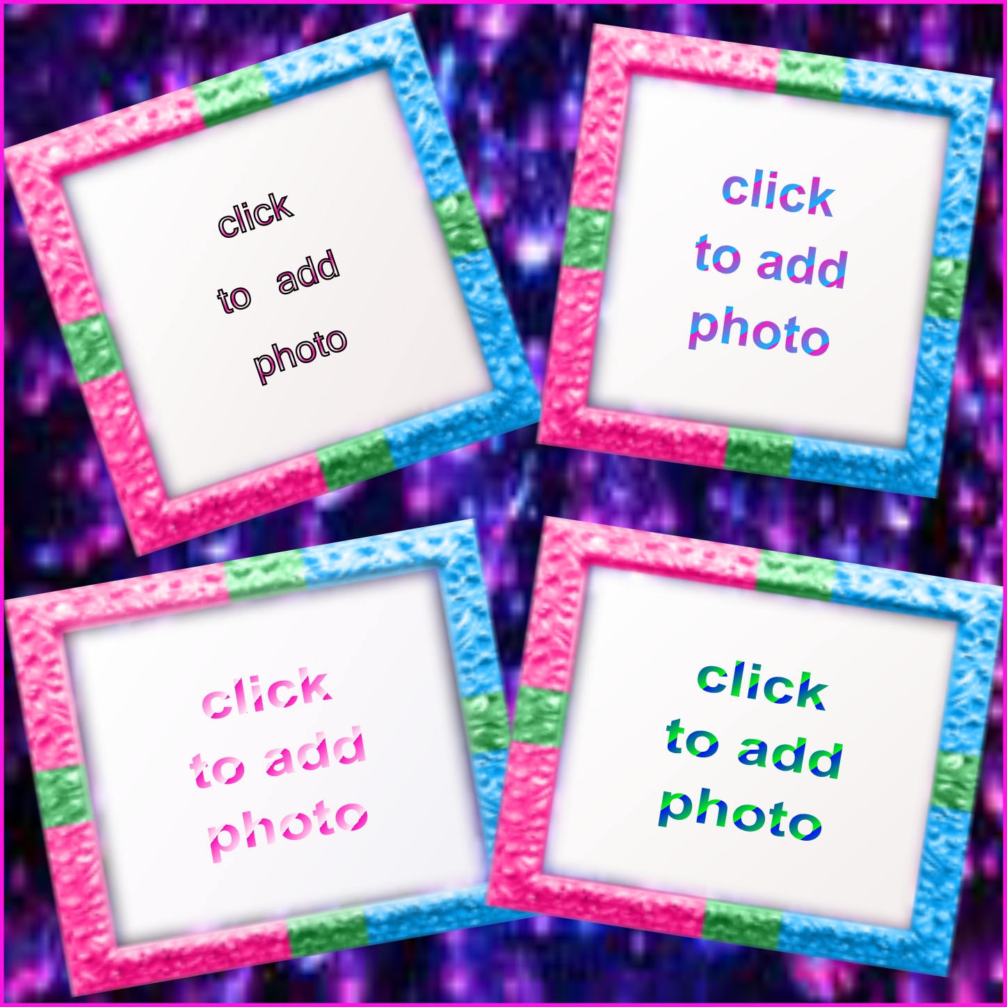 norafg62's Picture Frames - 2012 January - 2012 January - Multi Colored ...