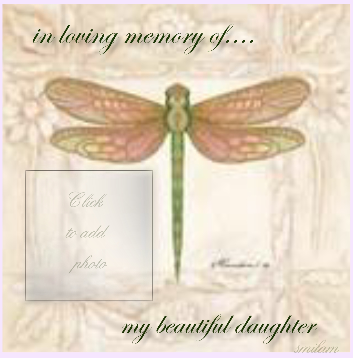 smilam's In Memory Of... Frames - in loving memory of my beautiful ...