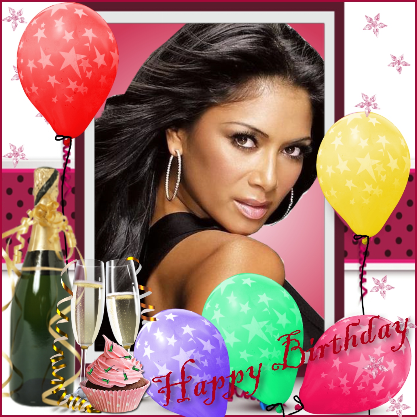 Nette's Birthday / congratulations Frame 🎉🎁 - Happy Birthday Happy ...