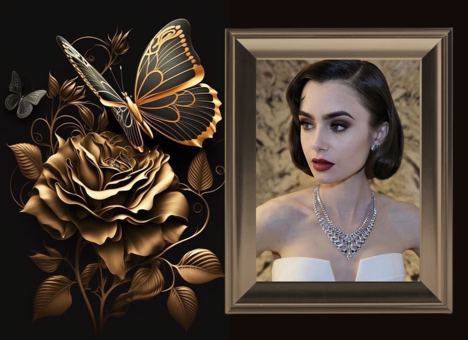 Nette's Flower Frame - Single Flower Frame Picture Frame Nette - Single ...