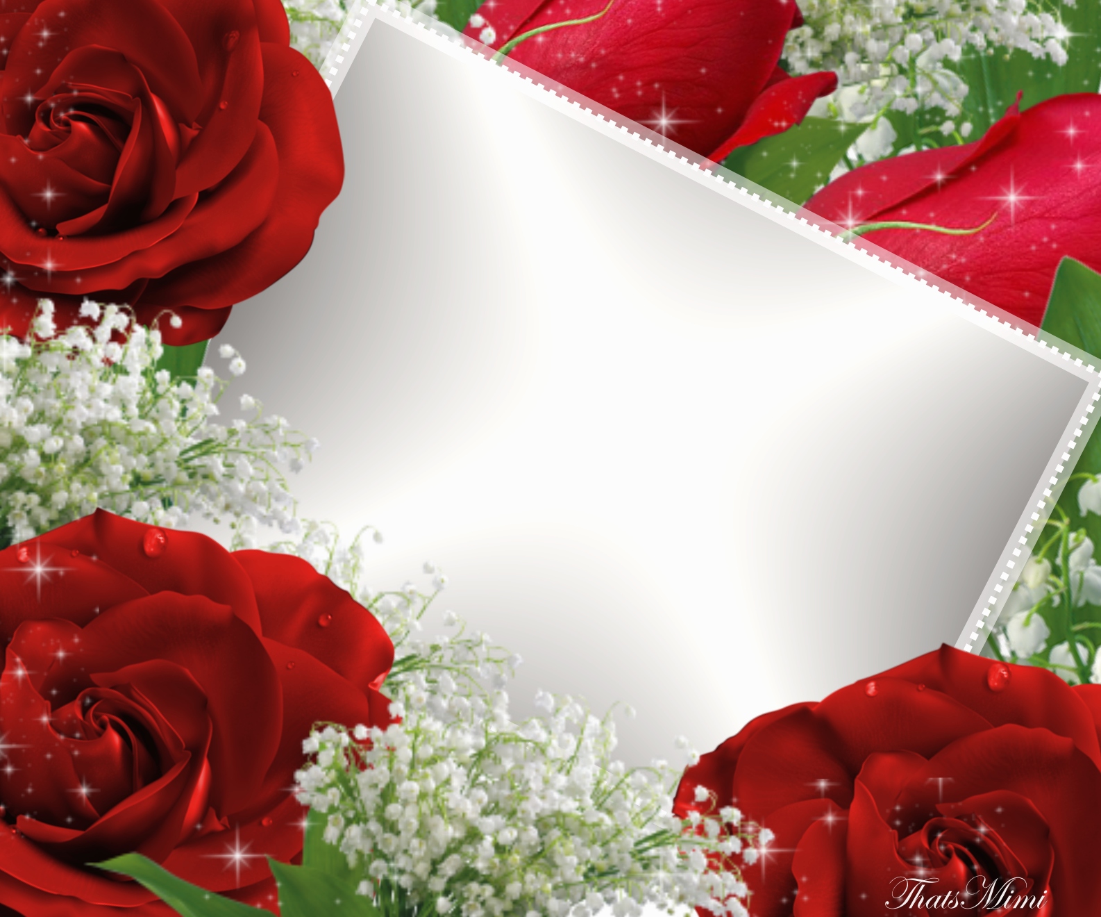 ThatsMimi's I Love You Frames - 2016 February - Red Roses! - Red Roses ...