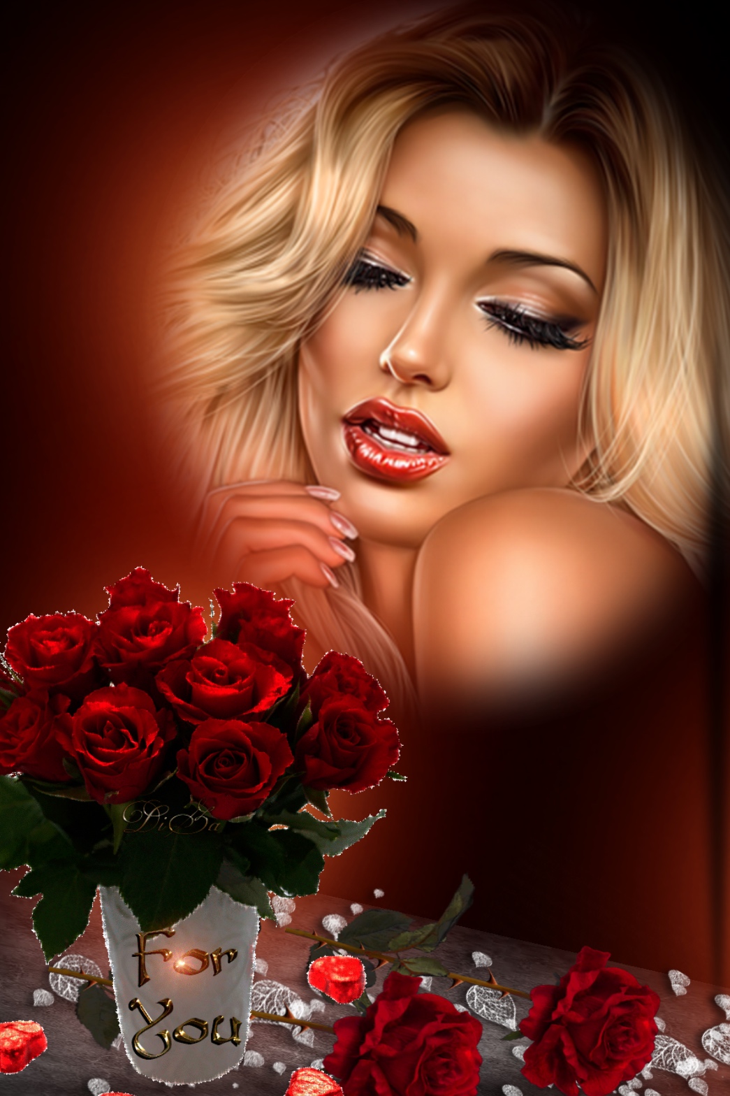 Wienie Coppen's Love romance - portrait roses stunning - portrait roses ...