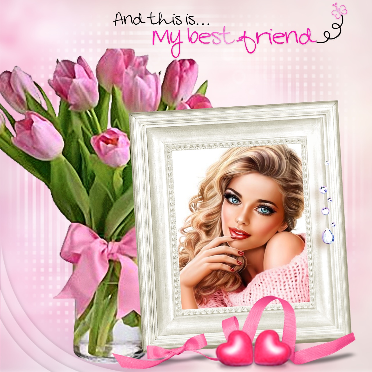 Nette's FamilyFrame Friends Frame - Best Friend My Friend Best Friend ...