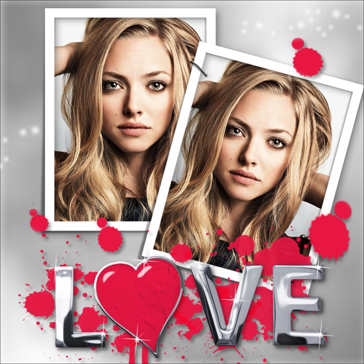 Nette's Double Photo Frames - Love I Love You Frame Stylin Frame Nette - Love I Love You Frame ...