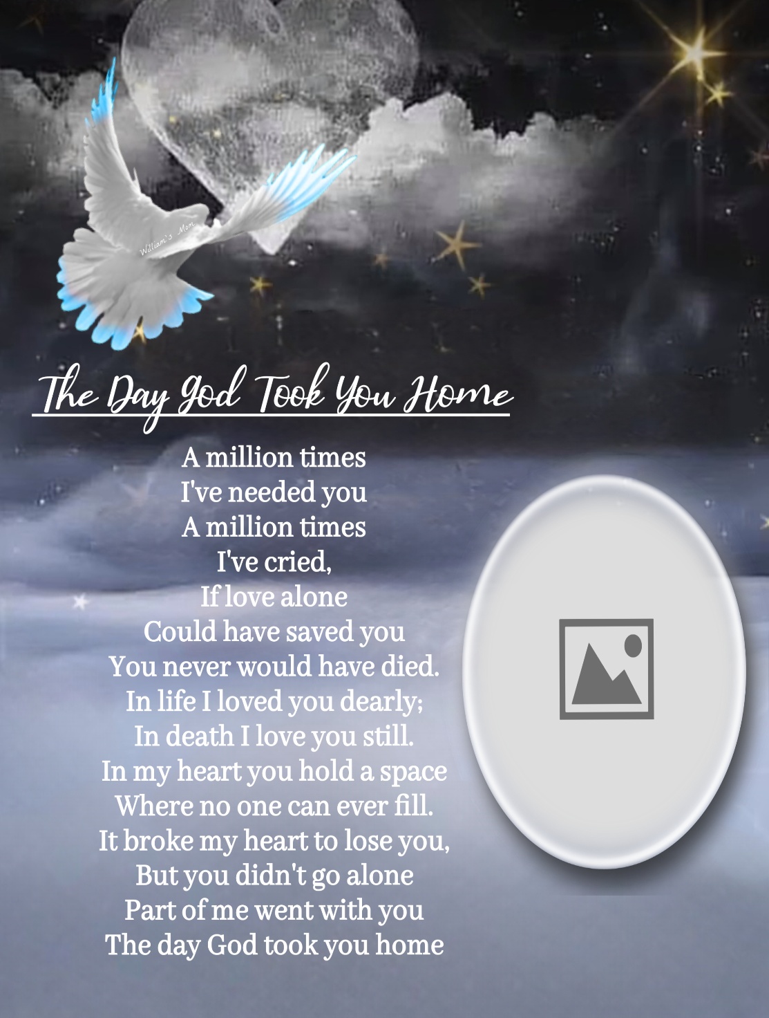 babycapri3's Poetry - In Memory Of William - The Day God Took You Home ...