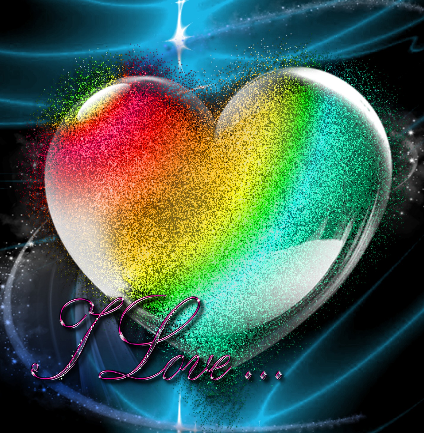 lissy's In Love - 2015 June - rainbow heart-lissy005 Lissy005 i Love ...