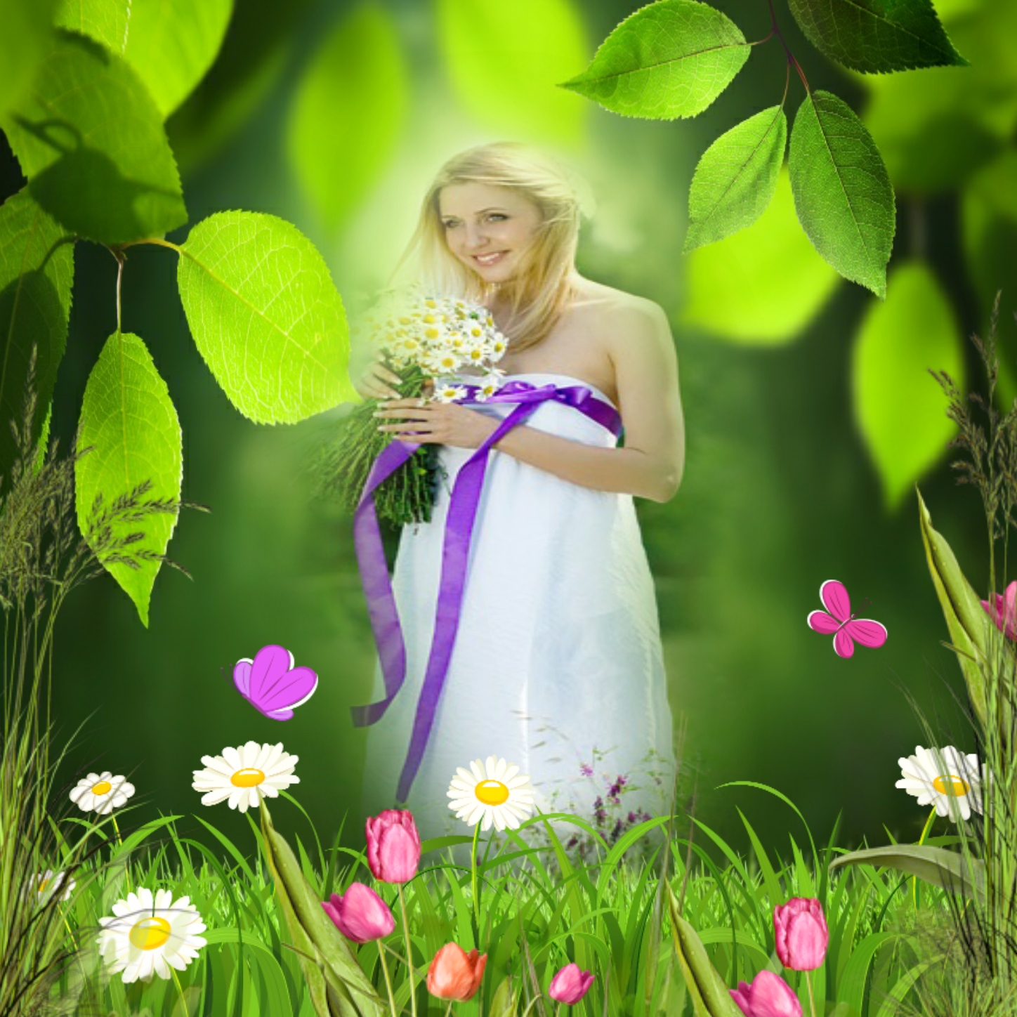 aniarania's Spring Frames - 2016 March - Spring Lady !! - Spring Lady ...