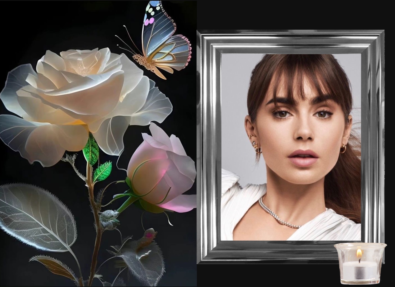 Nette's Flower Frame - Single Flower Frame Picture Frame Nette - Single ...