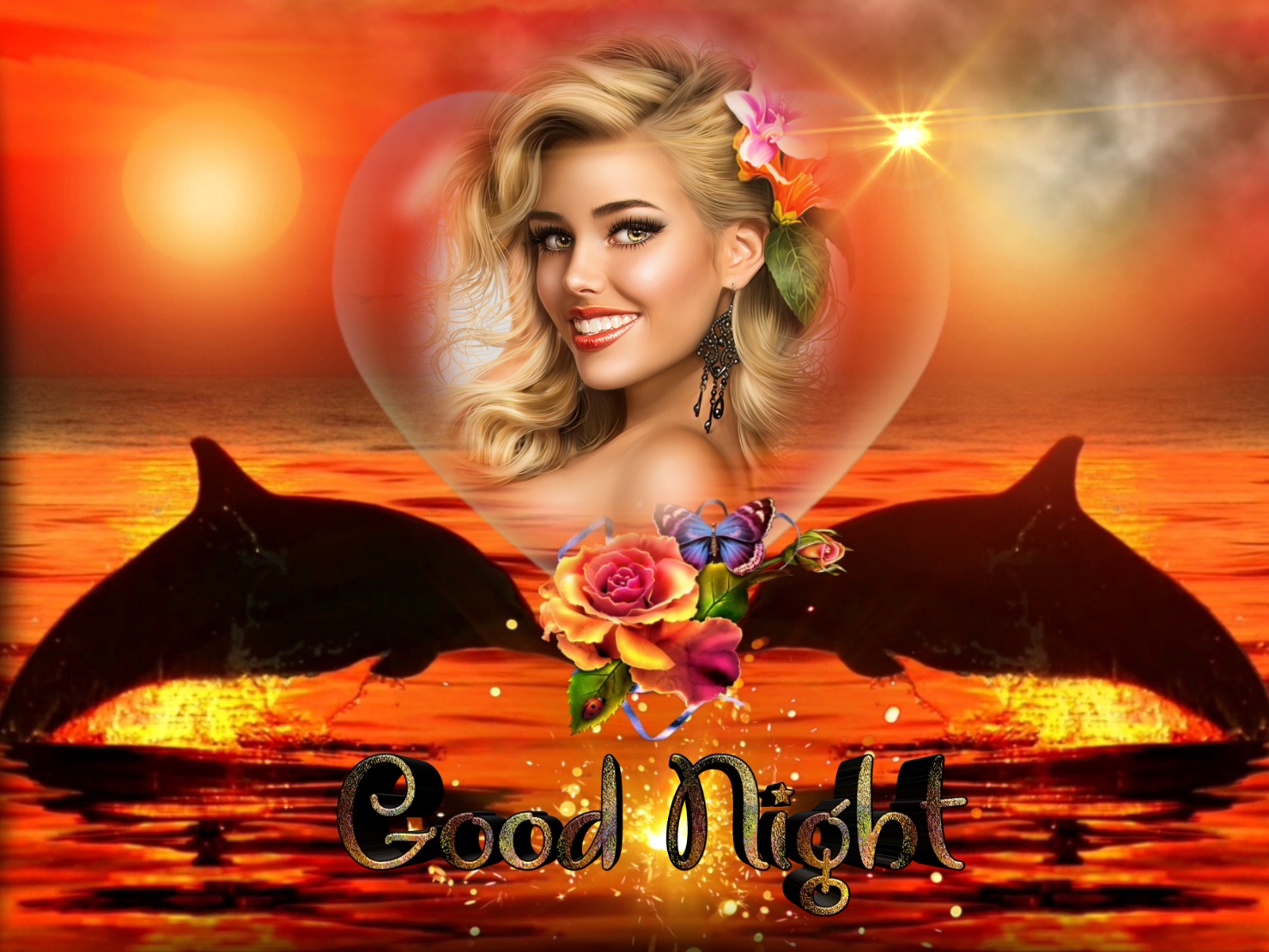 Wienie Coppen's Candles,Goodnight,Sunset - dolphins goodnight sunset ...