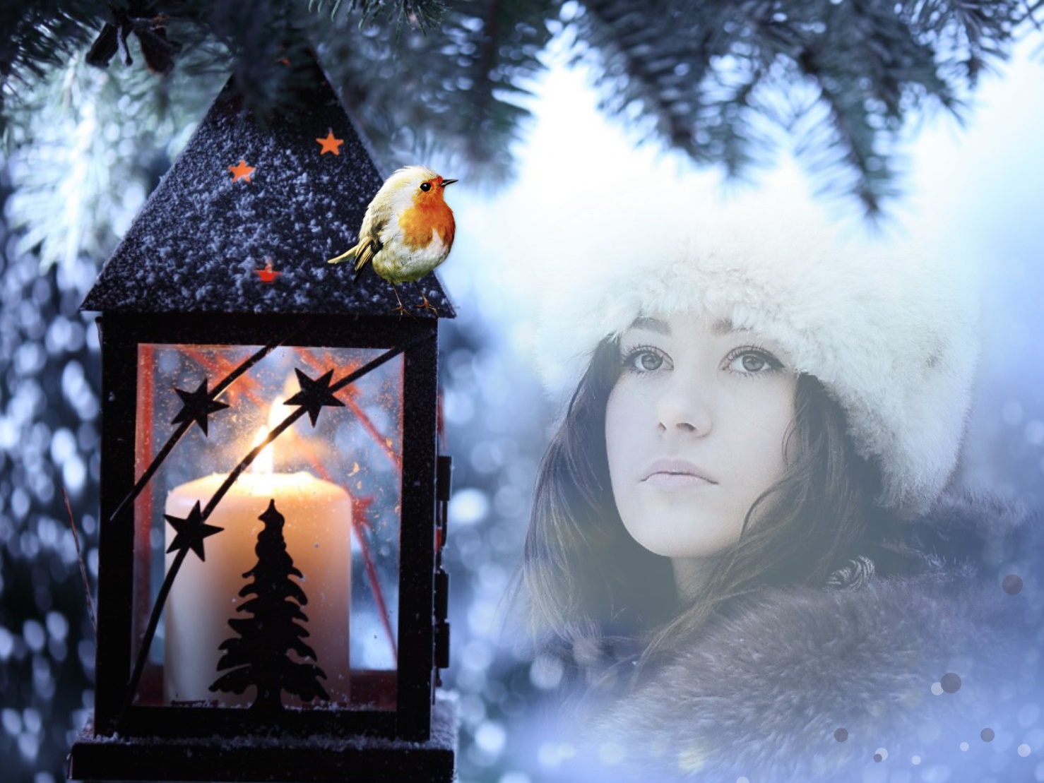 Elizabeth's WINTER ️ 2/2 - Winter Winter Candlelight Winter Lantern ...