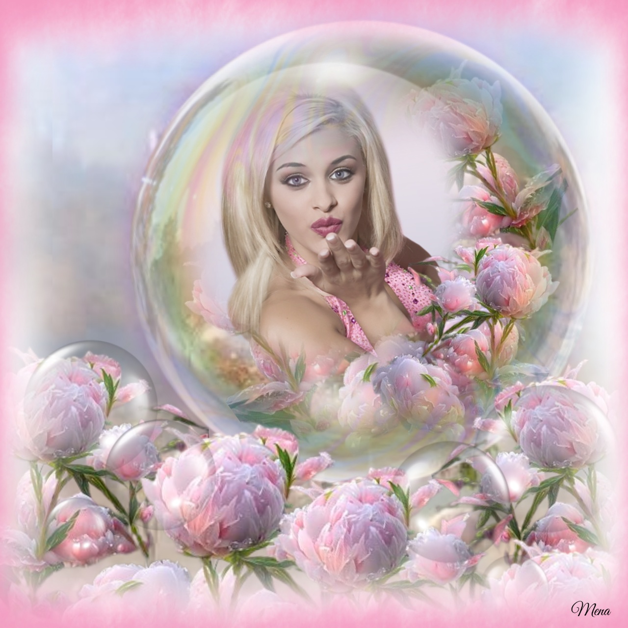 Mena's Frames - Mena Me Love Roses - Mena Kimi Art Frames Molduras Diversas - Mena Kimi Art ...