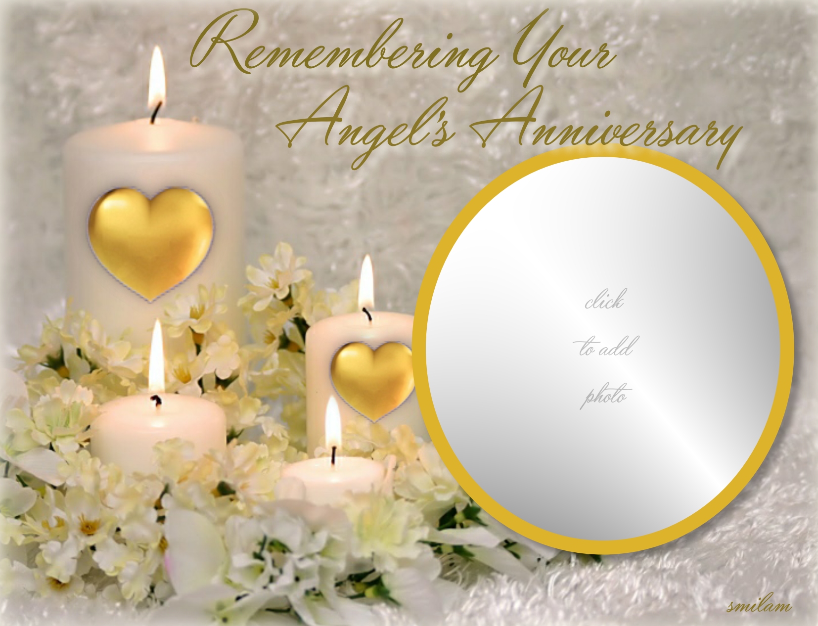 smilam's In Memory Of... Frames - In Memory Of - Angel Anniversary ...