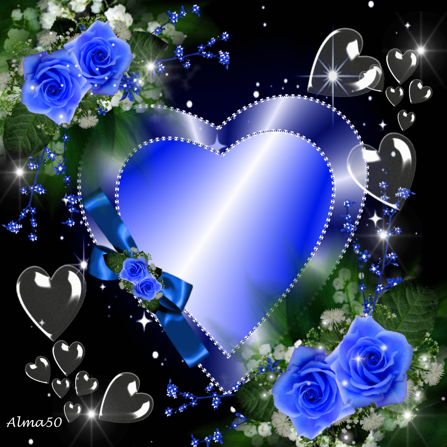 alma50's Picture Frames - 2013 October - 2014 April - Blue Heart Alma50 ...
