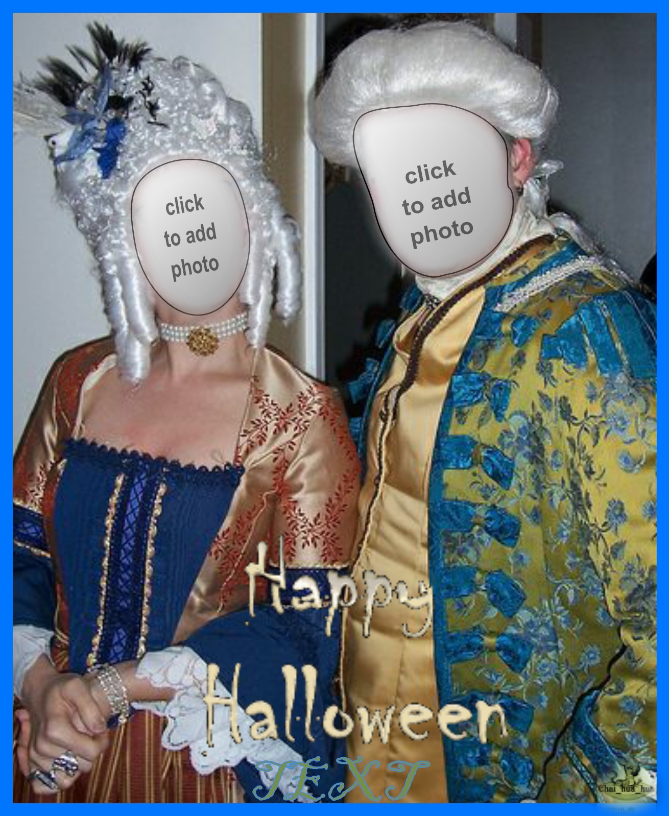 Chai_hua_hua's Halloween Frames - 2008 October - Couple In Renaissance ...
