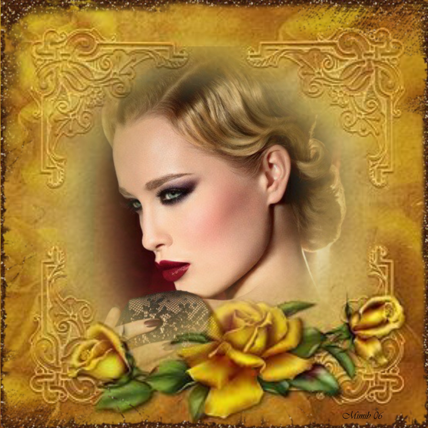 mimib06's Scrapbook Frames - 2015 February - gold Mimib06 scrapbook ...