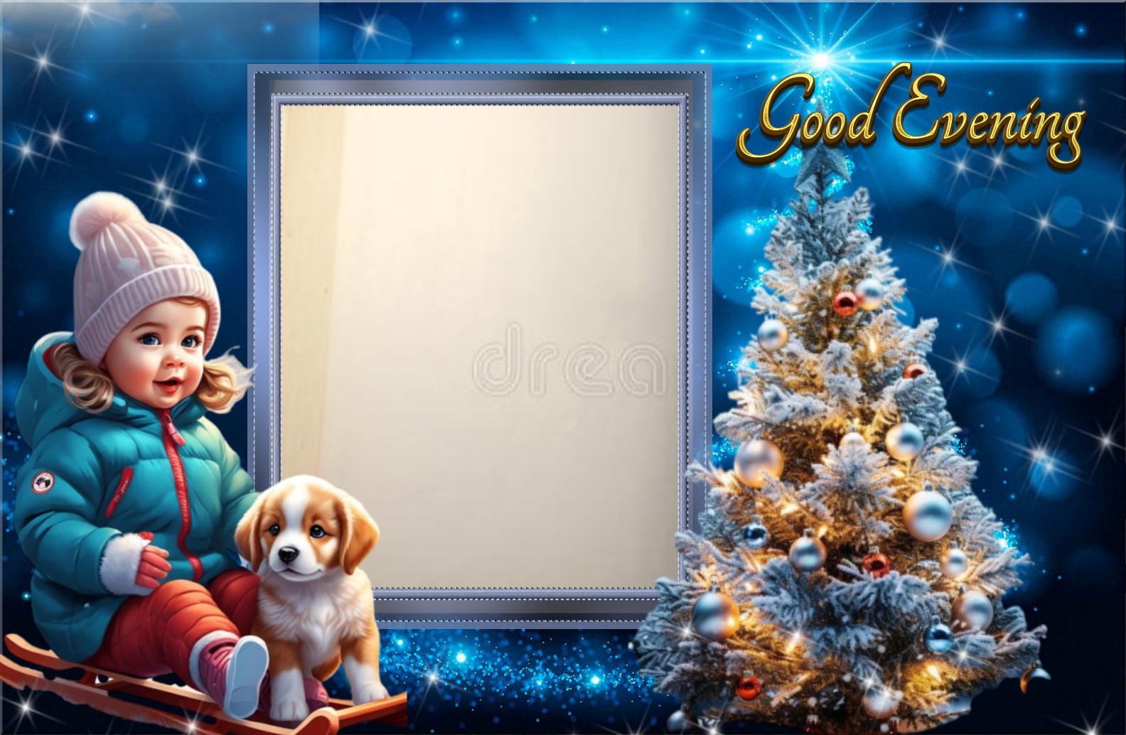 Emily50's Good Morning and Good Evening Frames - Christmastree - Good ...