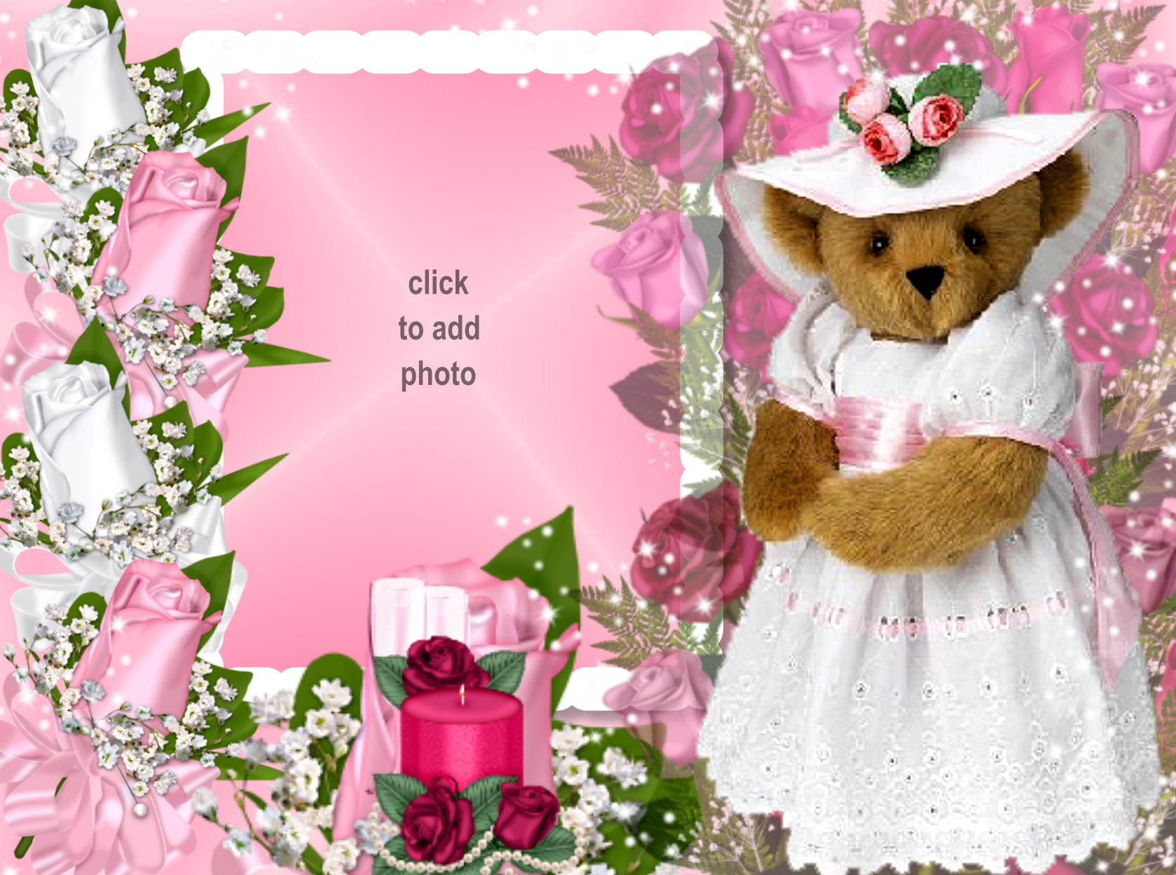 Sinnlich's Girly Girl Frames - 2011 March - April - Pink Teddy Girl ...