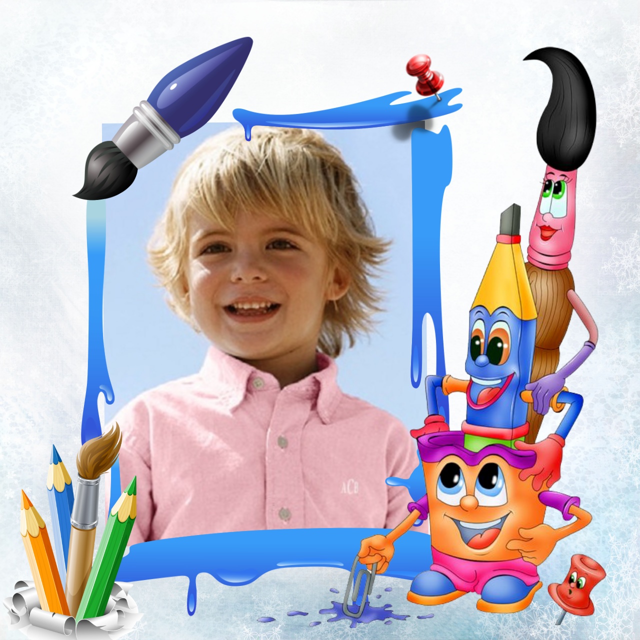 Nette's Kid Photo Frames🏄‍♀️🏂 - 2016 February - 2016 March - Kids ...