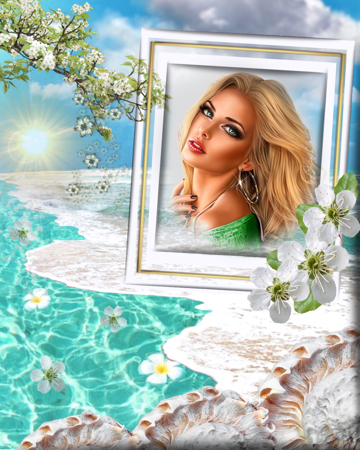 Wienie Coppen's Love romance - ocean portrait sunshine - ocean portrait ...