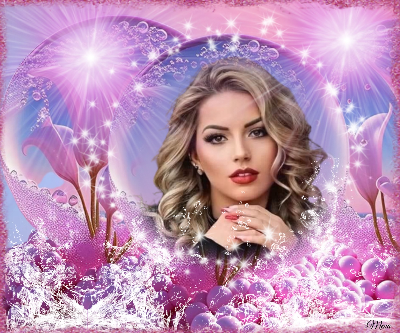 Mena's Frames - Mena Me Love Roses - Mena Kimi Art Frames Molduras Diversas - Mena Kimi Art ...