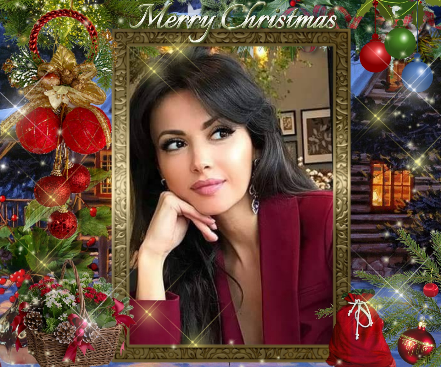 Emily50's Christmas Frame - christmas christmas Lights colorful Kimis ...