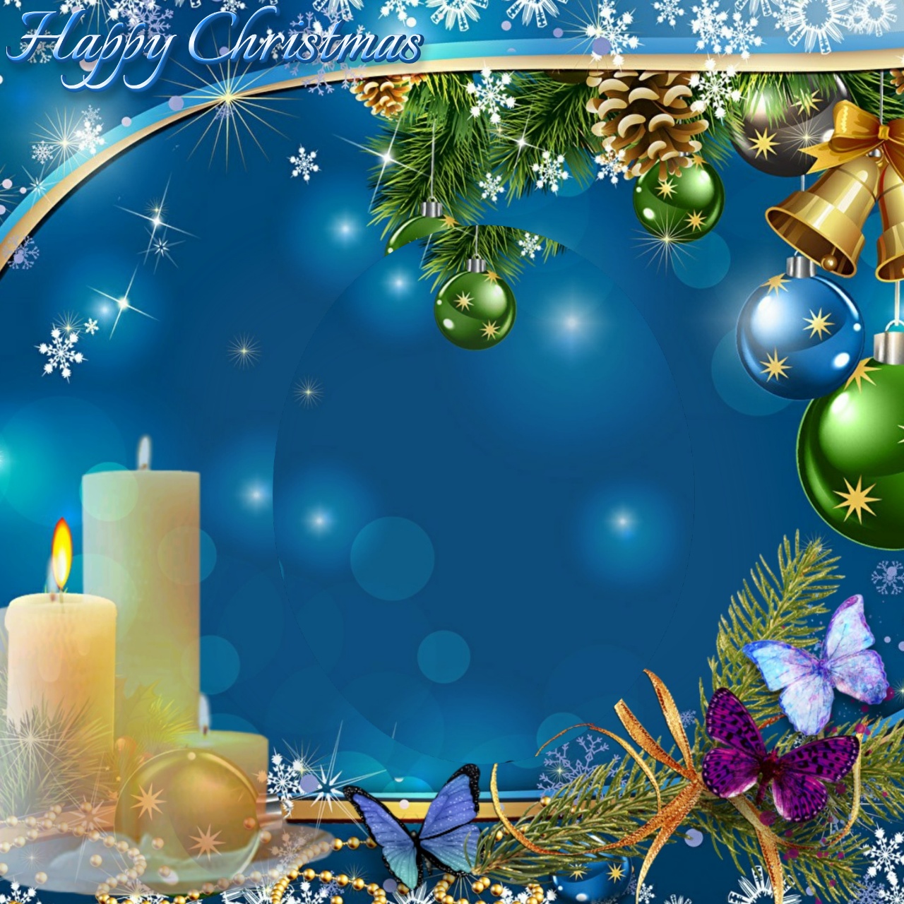 Emily50's Christmas Frame - christmas christmas Light winter ...