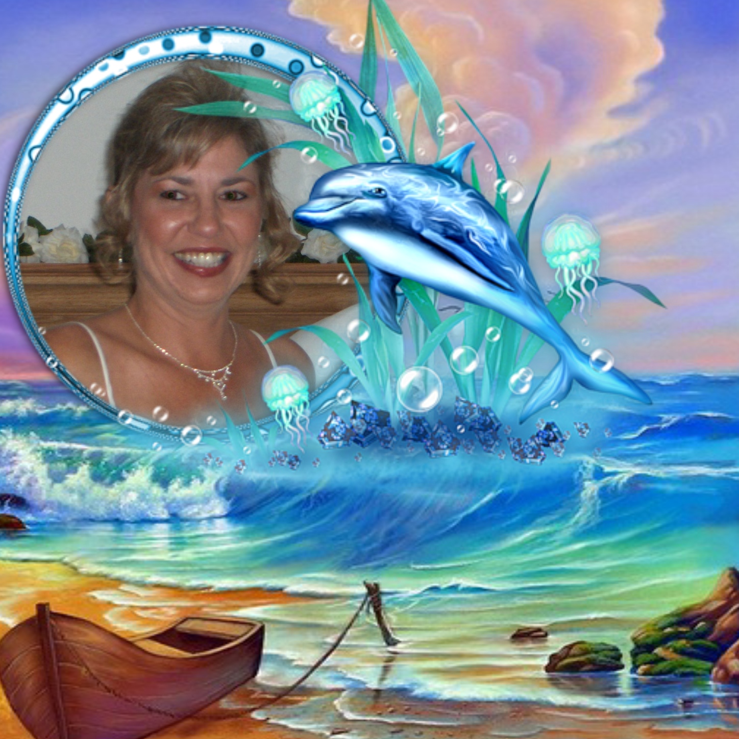 TAMMYBRANTLEY's Picture Frames - 2012 June - Dolphin Dolphin Frame, Sea ...